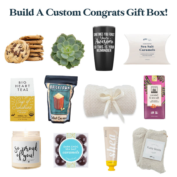 Build a Congratulations Gift Box – Custom Appreciation Gift Set ...