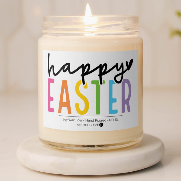 Happy Easter - Vanilla Candle - giftboxloveco