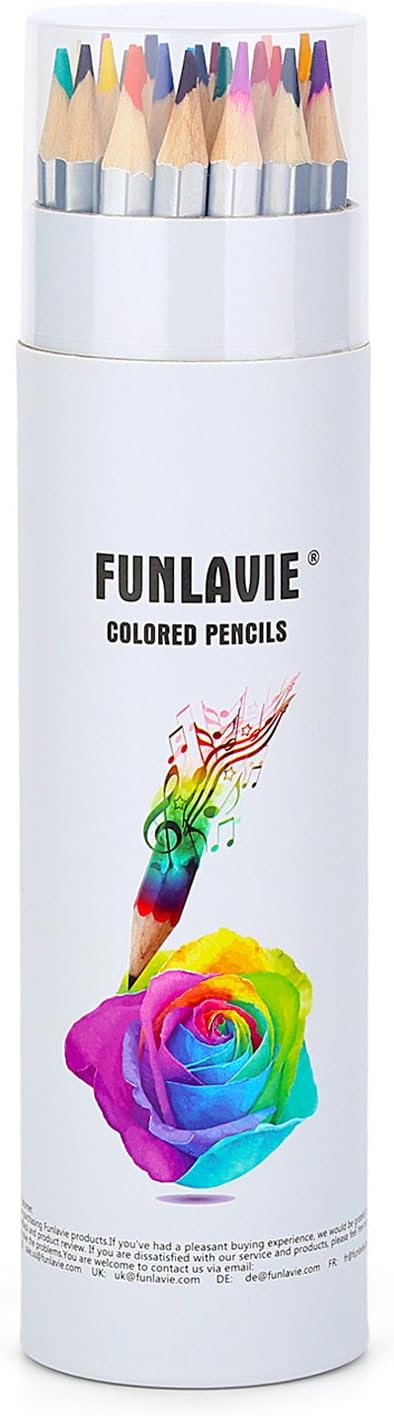 24 Colored Pencils - giftboxloveco